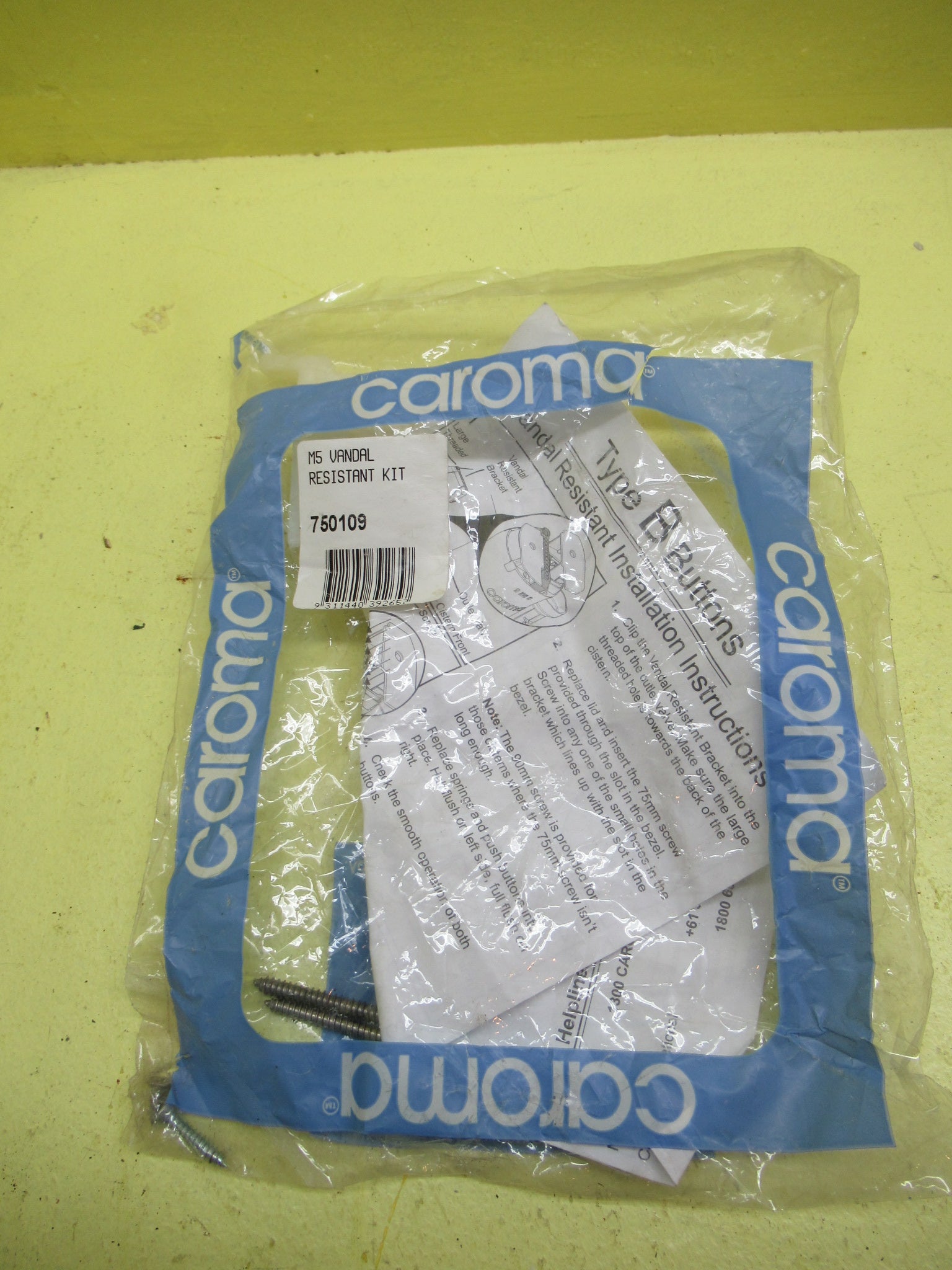 Caroma MS Vandal Resistant Kit Type B Buttons Kit – rummages.co.nz