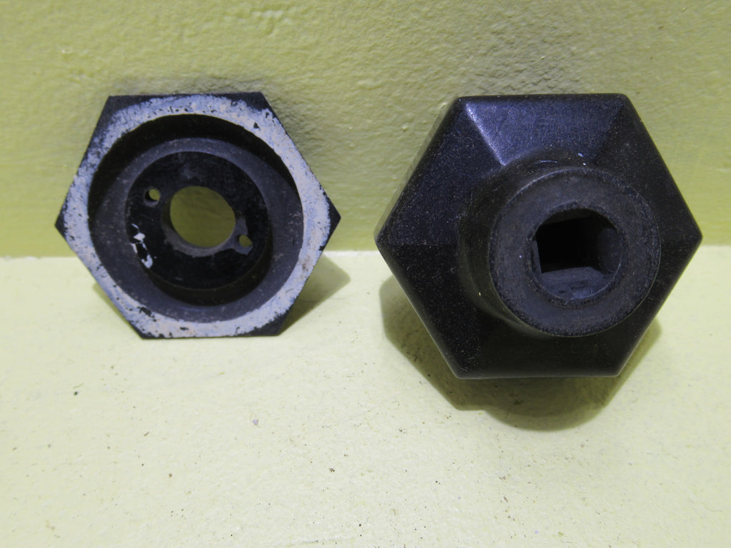 Raised Hexagonal Door Handle with Hexagonal Rose 45 Dia x 45H / Rose 4 ...